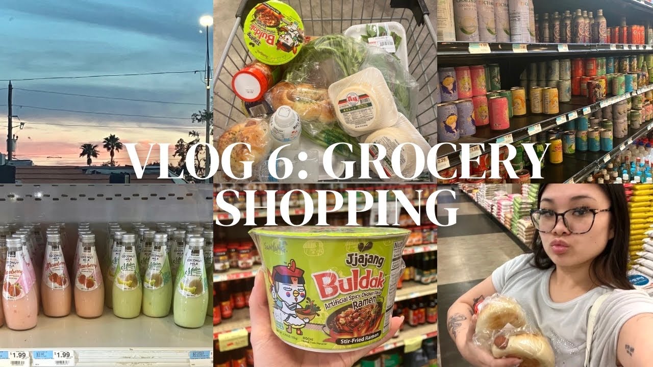 Vlog 6: Go Grocery Shopping with Us - YouTube