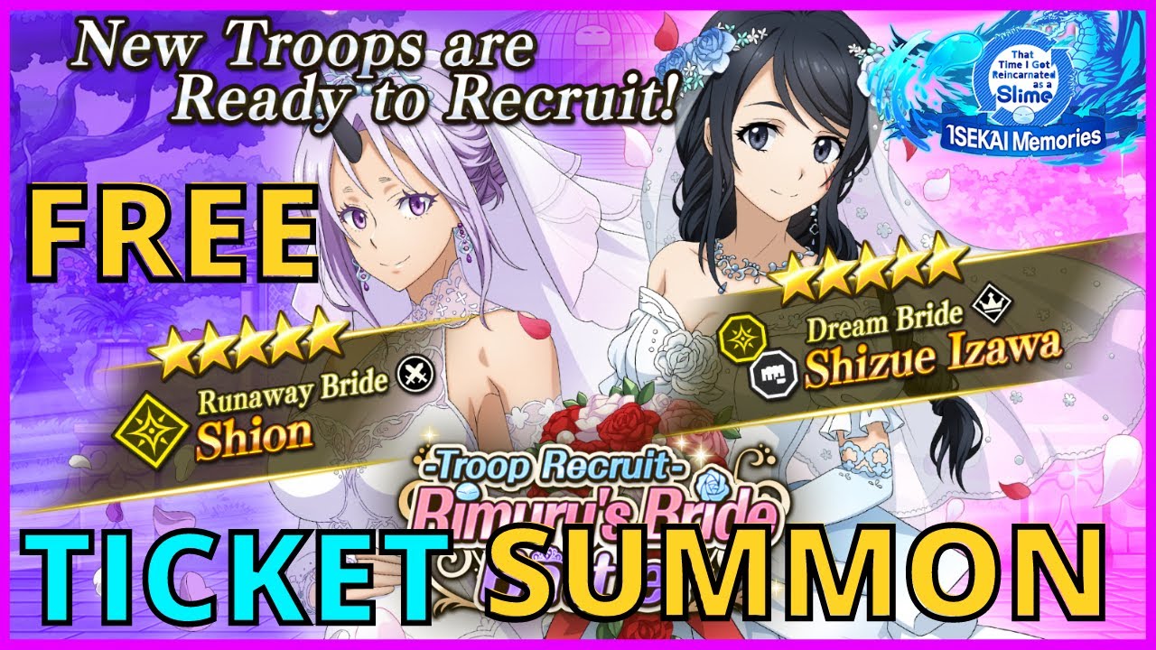 slime isekai memories new rimuru bride battle shuna and shizu summon ...