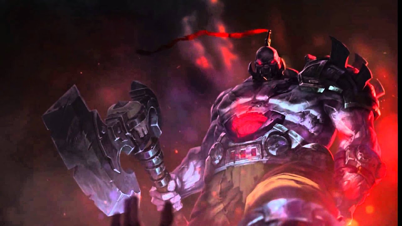 League of Legends - Sion Login Screen With Music And Animation - YouTube