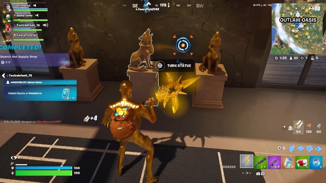Outlaw Oasis SECRET, Chapter 6 Season 2 - Fortnite - YouTube