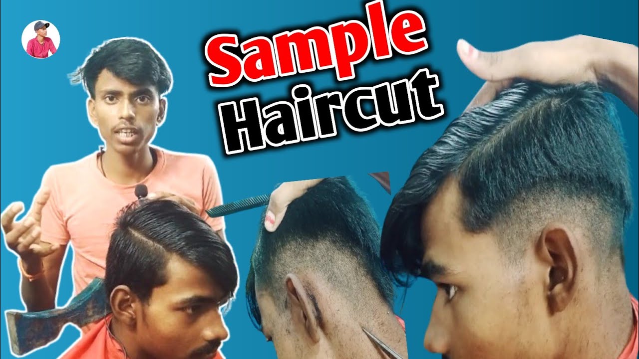 Sample Haircut Ko Mixing Kaise karte hai || One Side Haircut For Boys ...