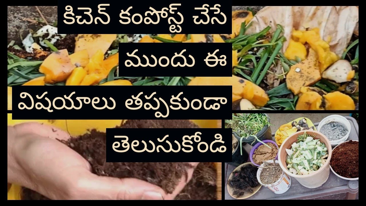 How to make kitchen waste compost at home ||make compost||Royal garden ...