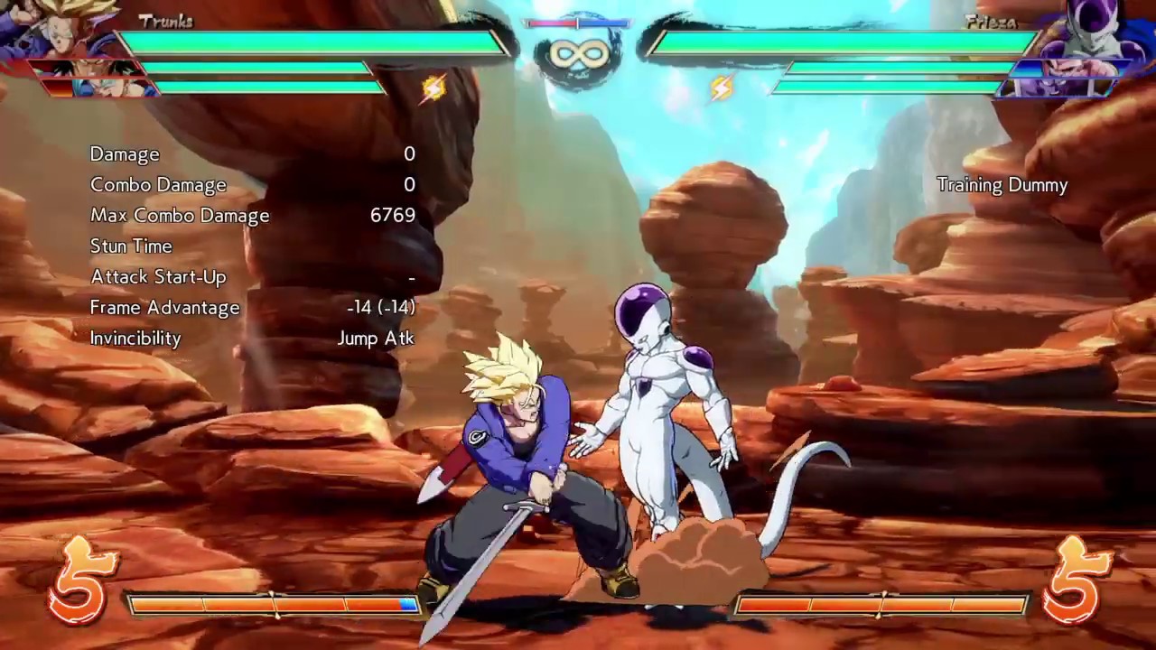 DBFZ S3 SSGSS Vegito/DBS Broly/Trunks - Trunks 2HS combo extension ...