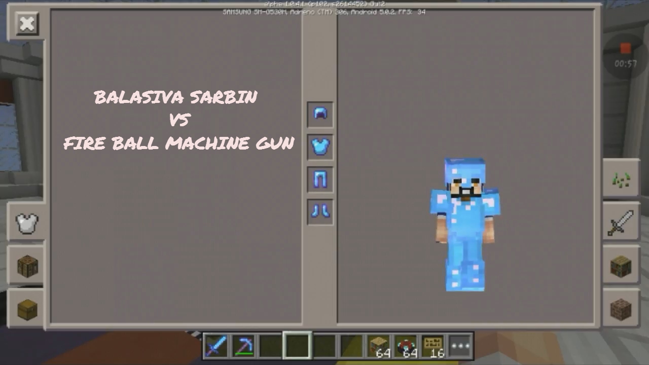 MCPE | STANDING UP AGAINST A FIREBALL MACHINE GUN - YouTube
