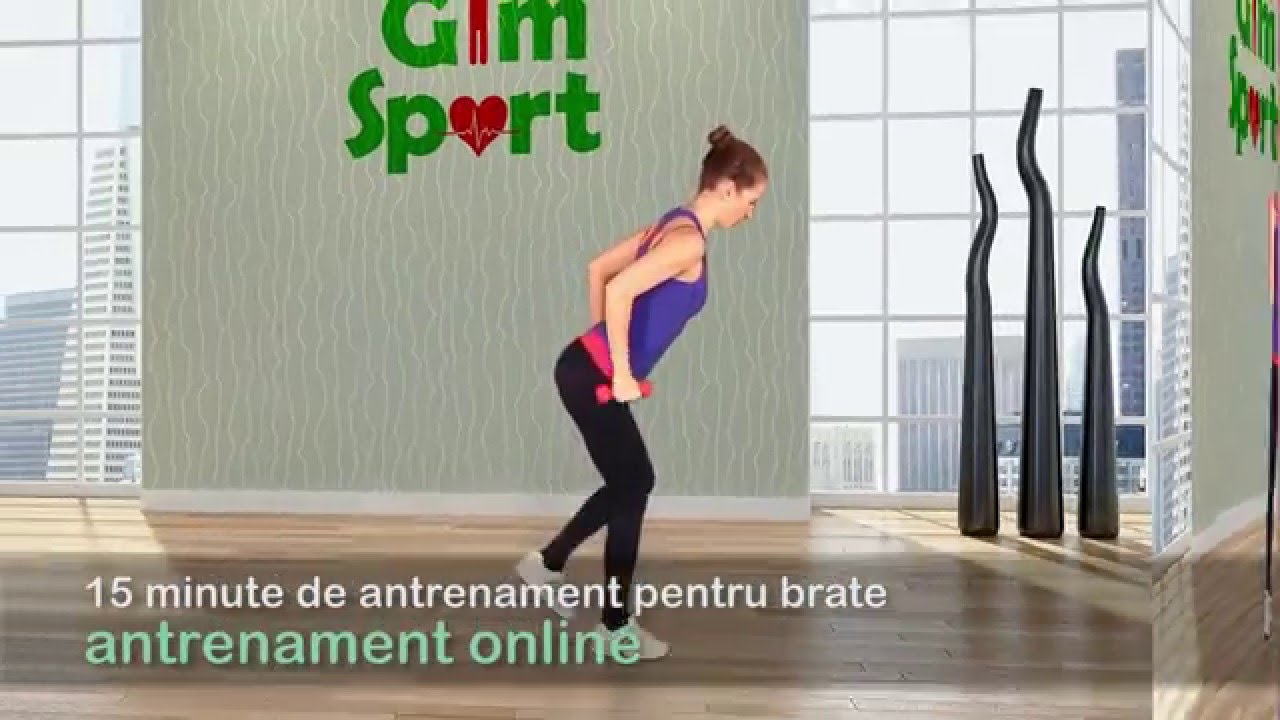 15 minute de exercitii pentru brate - YouTube