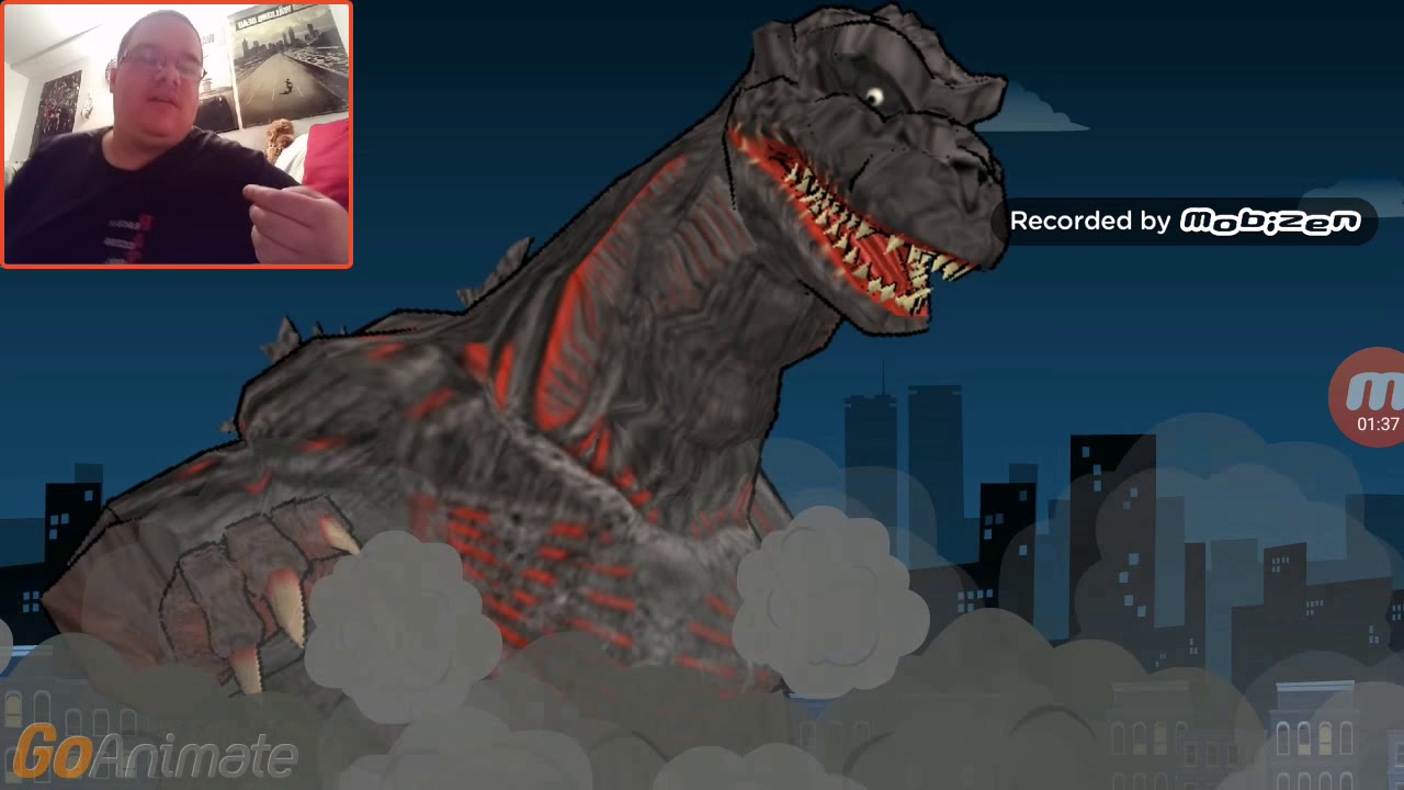 Hunter Reacts To Godzilla Round 1 | HE DESTROYS EVERYTHING!!!!! - YouTube