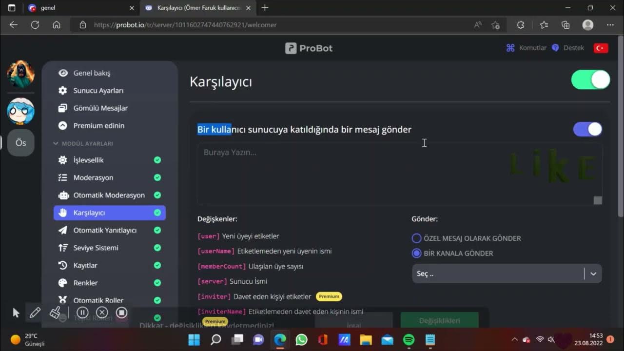 Discord probot nasıl kurulumu! - YouTube