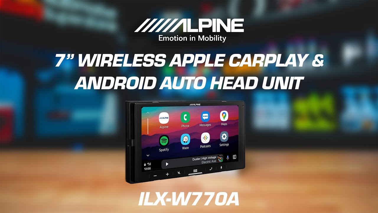 Alpine Australia iLX- W770A | 7" Wireless Apple CarPlay & Android Auto ...
