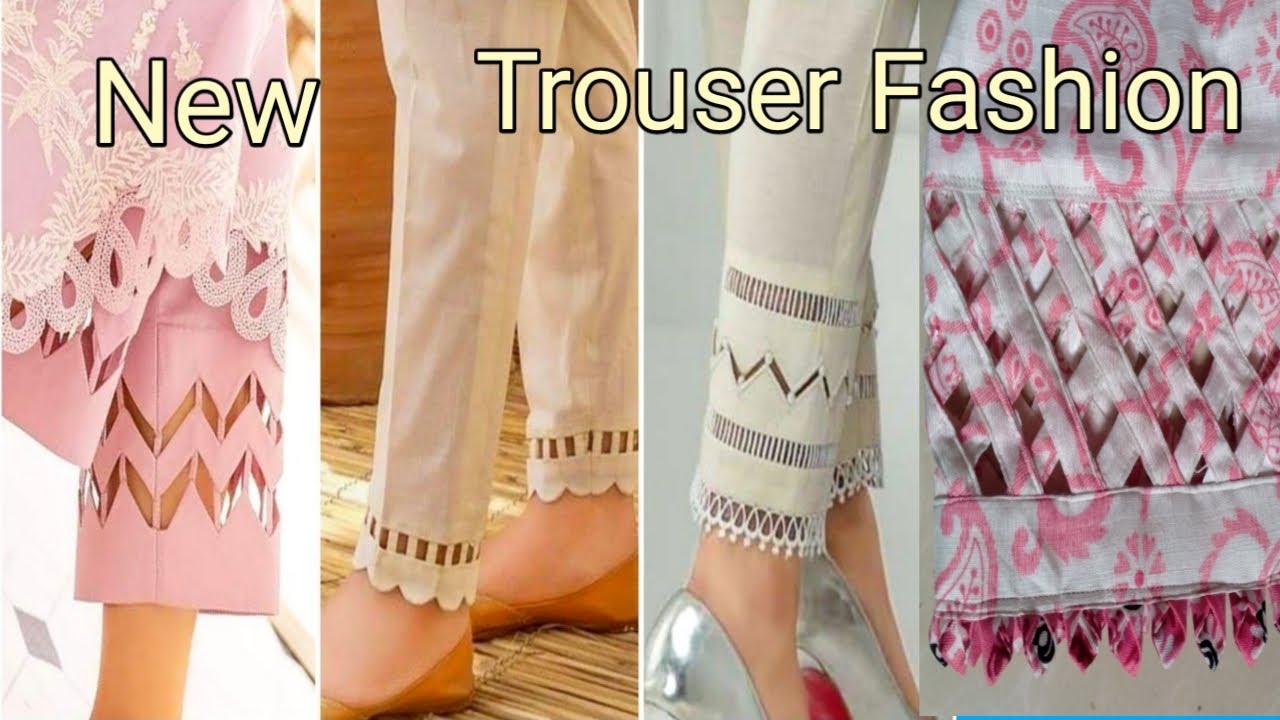 New Trousers Designs Lady Cloth Designs// #NewVideo #NewGhareluDesign # ...