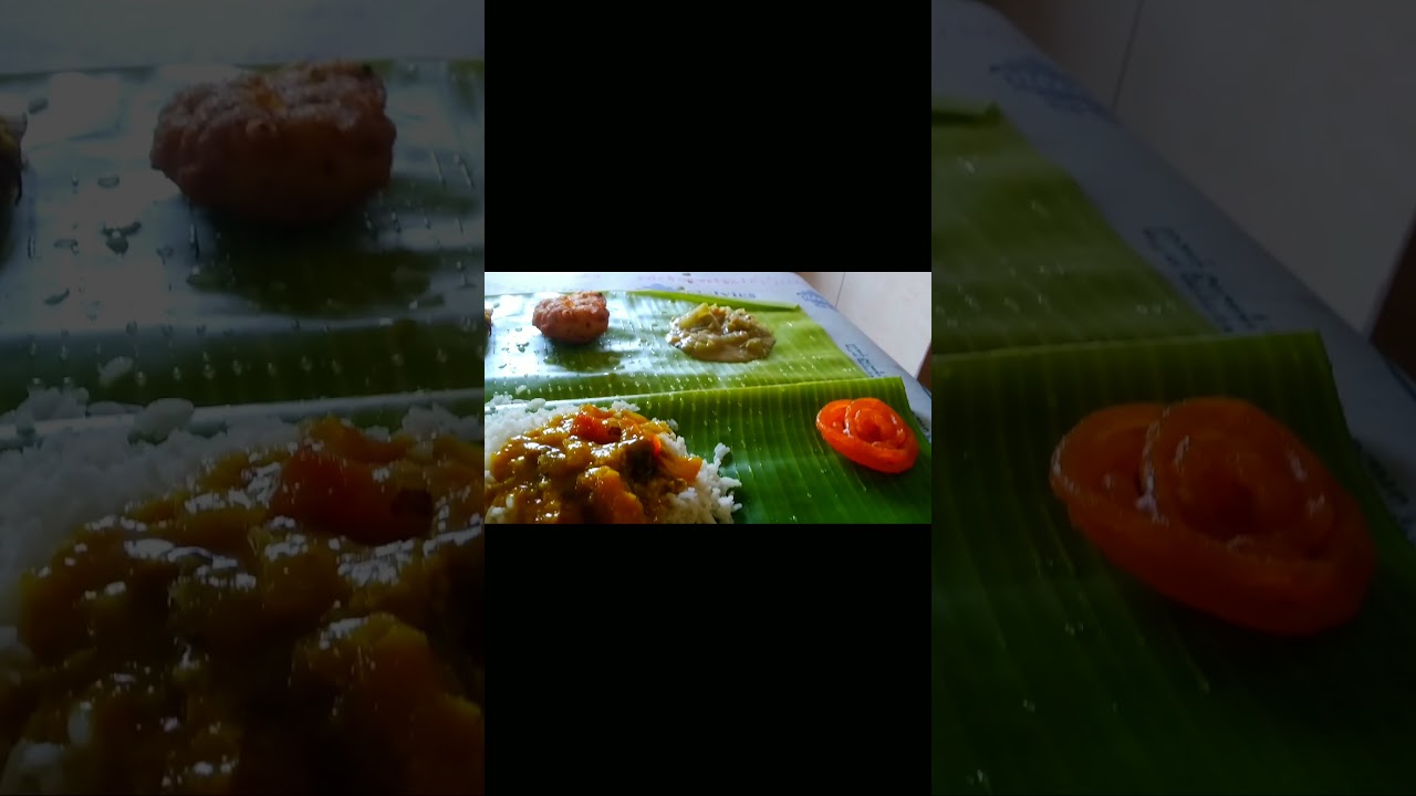 kalyana sappadu simple lunch - YouTube
