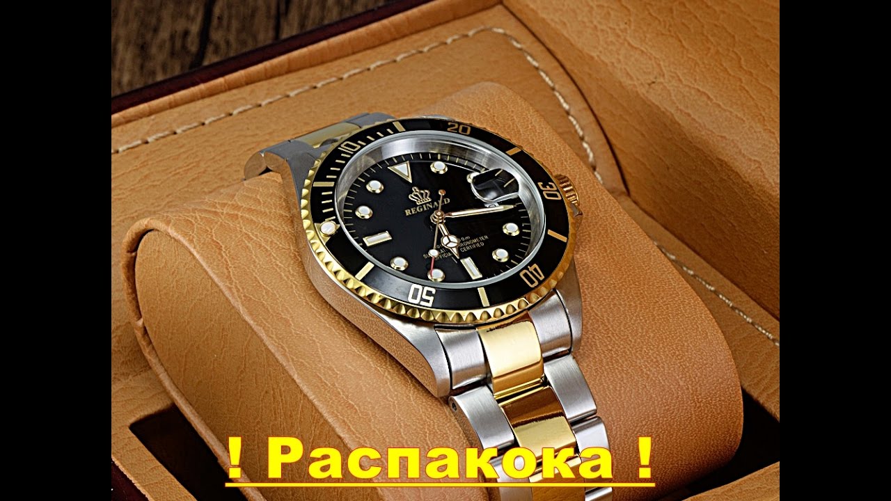 29 Распаковка ( Uniboxing ) Мужские Кварцевые Часы Diver Reginald ...