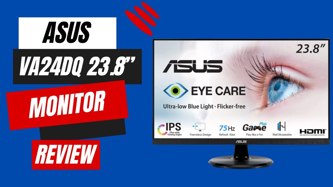 ASUS VA24DQ 23.8” Monitor Review | Full HD IPS Display Excellence - YouTube