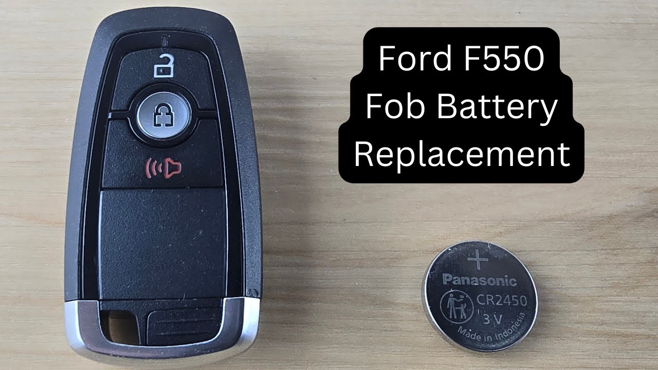 How To Replace or Change Ford F550 Remote Key Fob Battery 2017 - 2024 ...