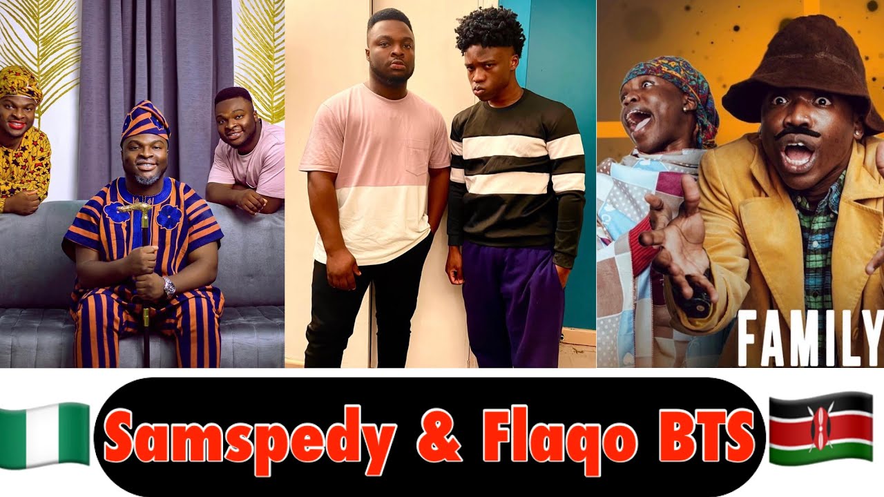 Mama Ojo (Samspedy) , Mama Otis (Flaqo) and the whole Family BTS - YouTube