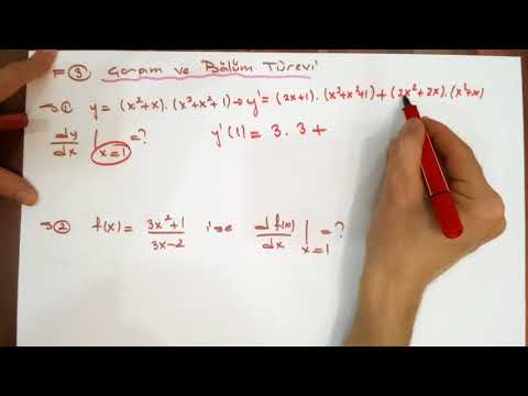 ANALİZ -1 (Türev Alma kuralları)