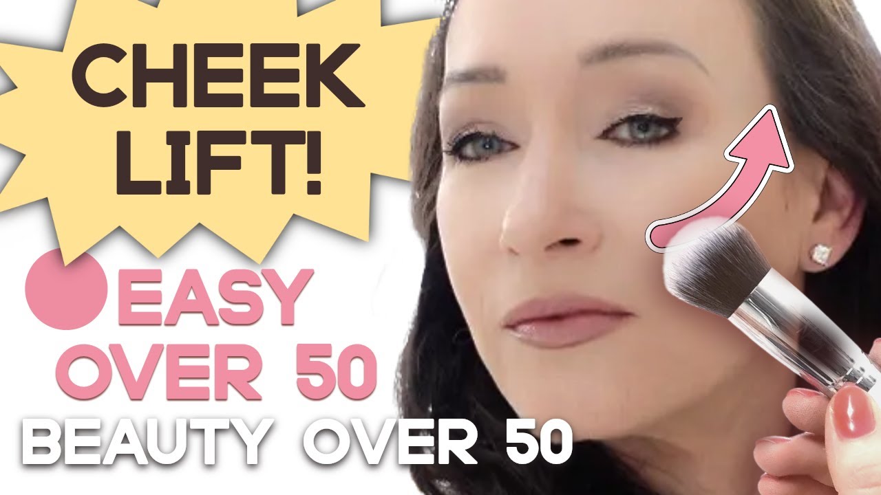How to Apply Blush on Mature Cheeks | Create Cheekbone Lift using ...