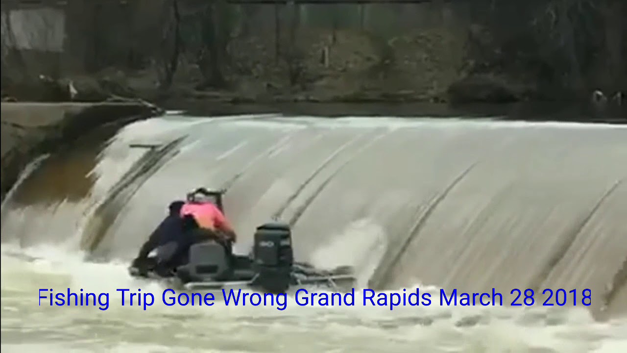 Fishing trip gone wrong!!! Grand Rapids March 28, 2018 - YouTube