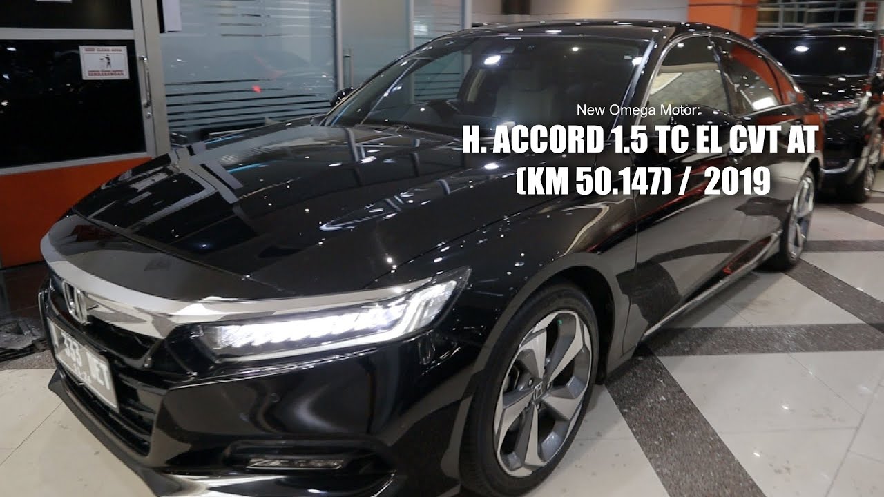 JUAL / REVIEW HONDA ACCORD 1.5 TC EL CVT AT (KM 50.147) 2019 - YouTube