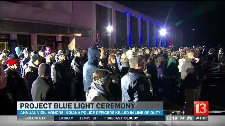 Project Blue Light memorial ceremony - YouTube