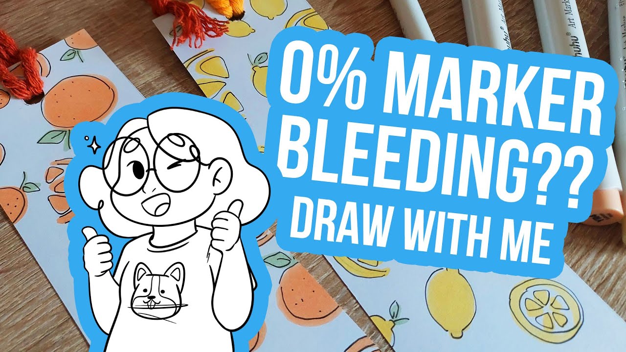 the perfect marker paper draw with me! - YouTube