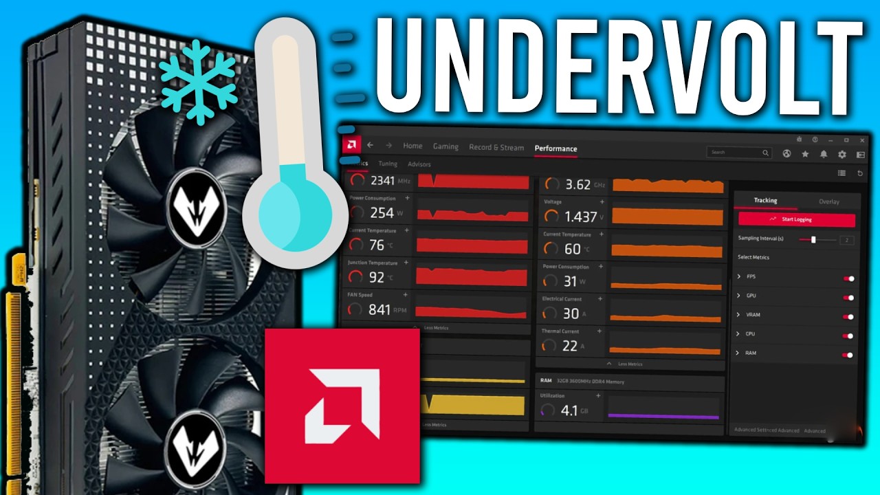 Bajar Temperatura de RX 580 570 / UNDERVOLT - AMD Adrenalin - YouTube