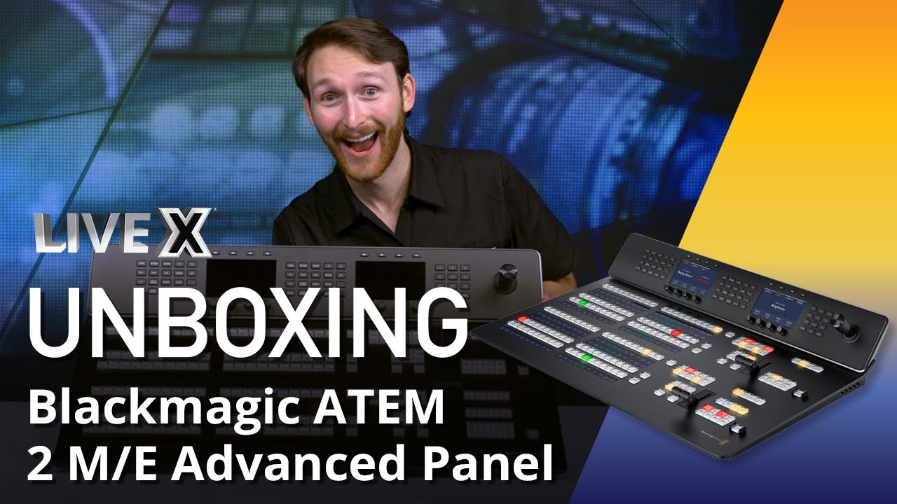 Unboxing: Blackmagic ATEM 2 M/E Advanced Panel - YouTube