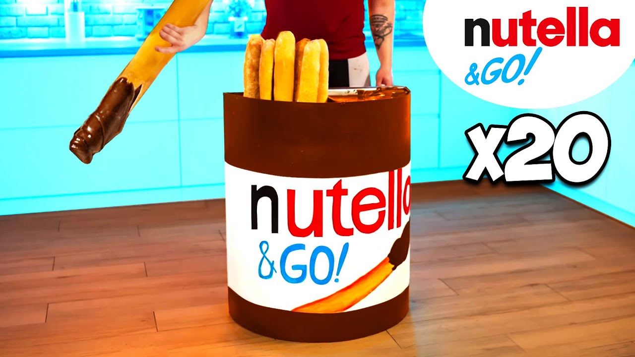 Giant Nutella Go | How to Make The World’s Largest DIY Nutella Go by ...