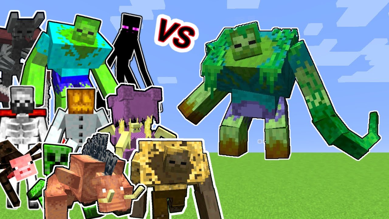 Mutant Jungle Zombie Vs. Mutant Monsters and More Mutants in Minecraft ...