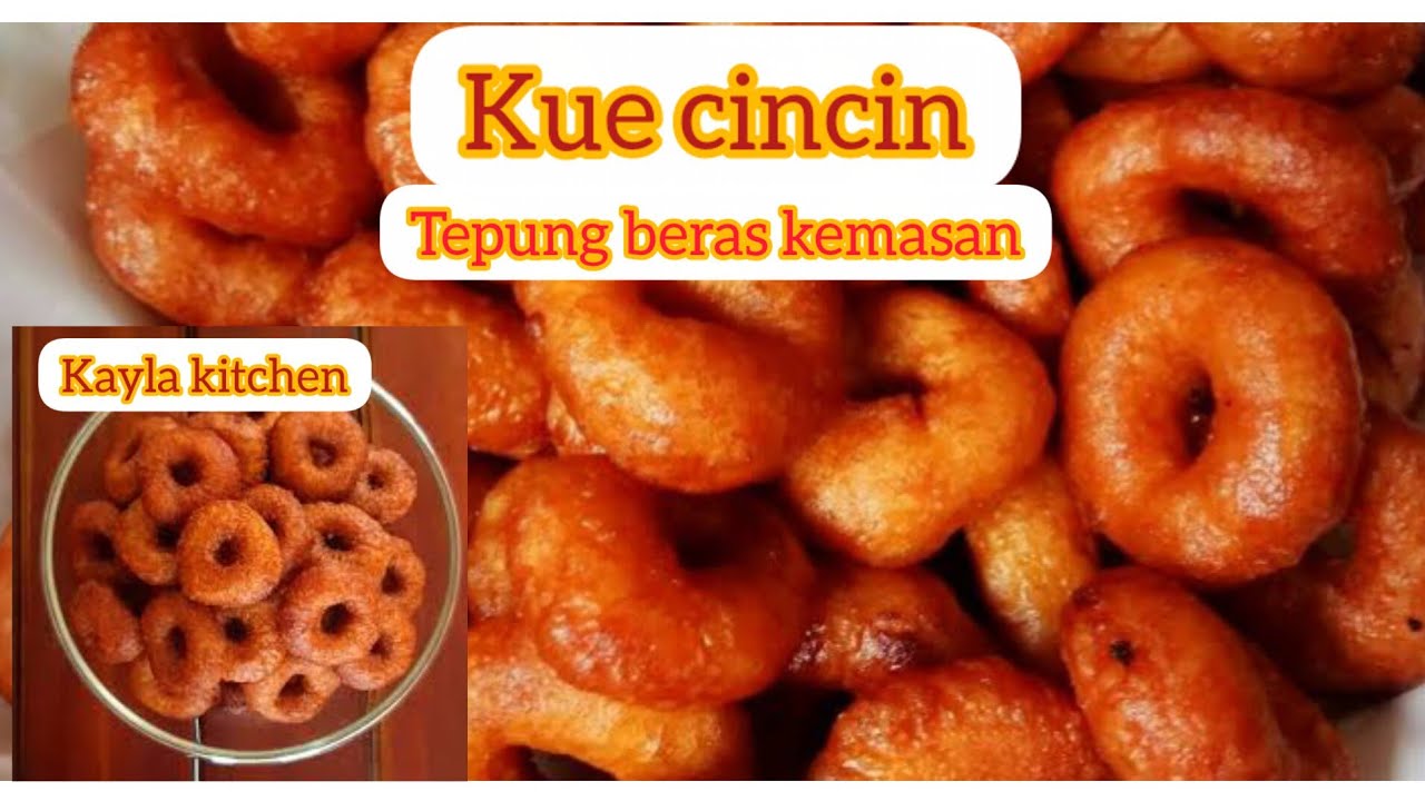 Resep kue CINCIN GULA MERAH|gula aren tepung beras - YouTube
