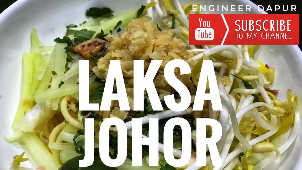 Laksa Johor guna Mee Spaghetti ke? 🤔 - YouTube