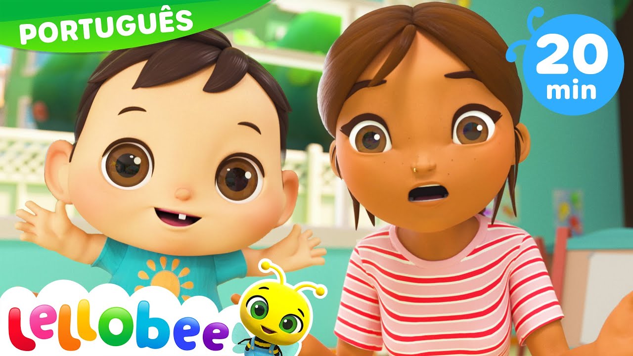 🤗Bebê Max Joga Achou com Amigos 🤗| Lellobee em Português - Músicas ...