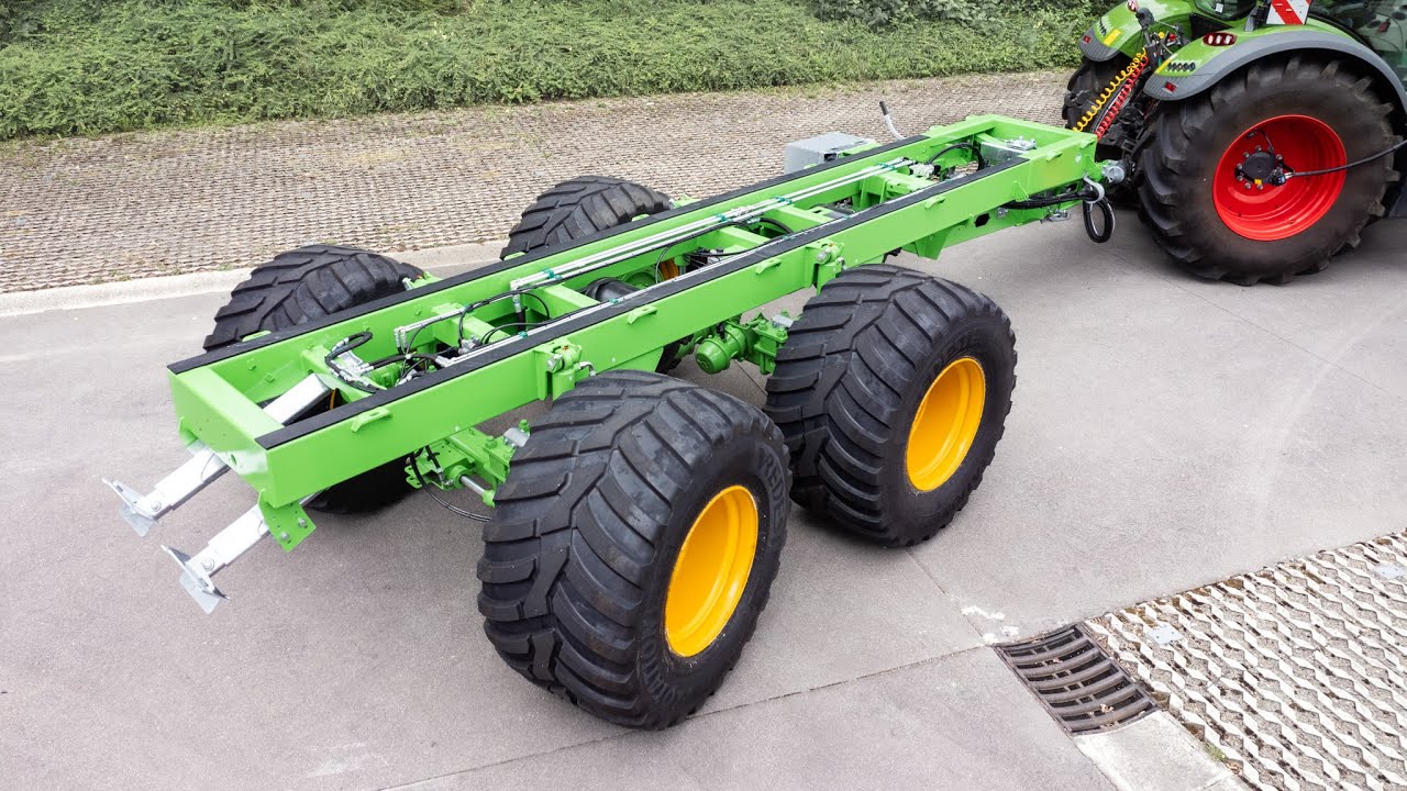JOSKIN self-steering Axle(s) - Safety & comfort - YouTube