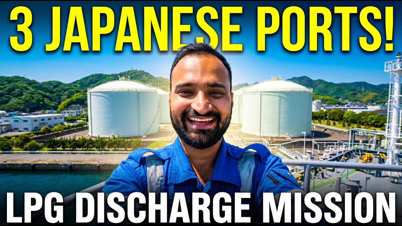 Discharged LPG at 3 Japanese ports | Mighty Ship | 3rd Officer ...