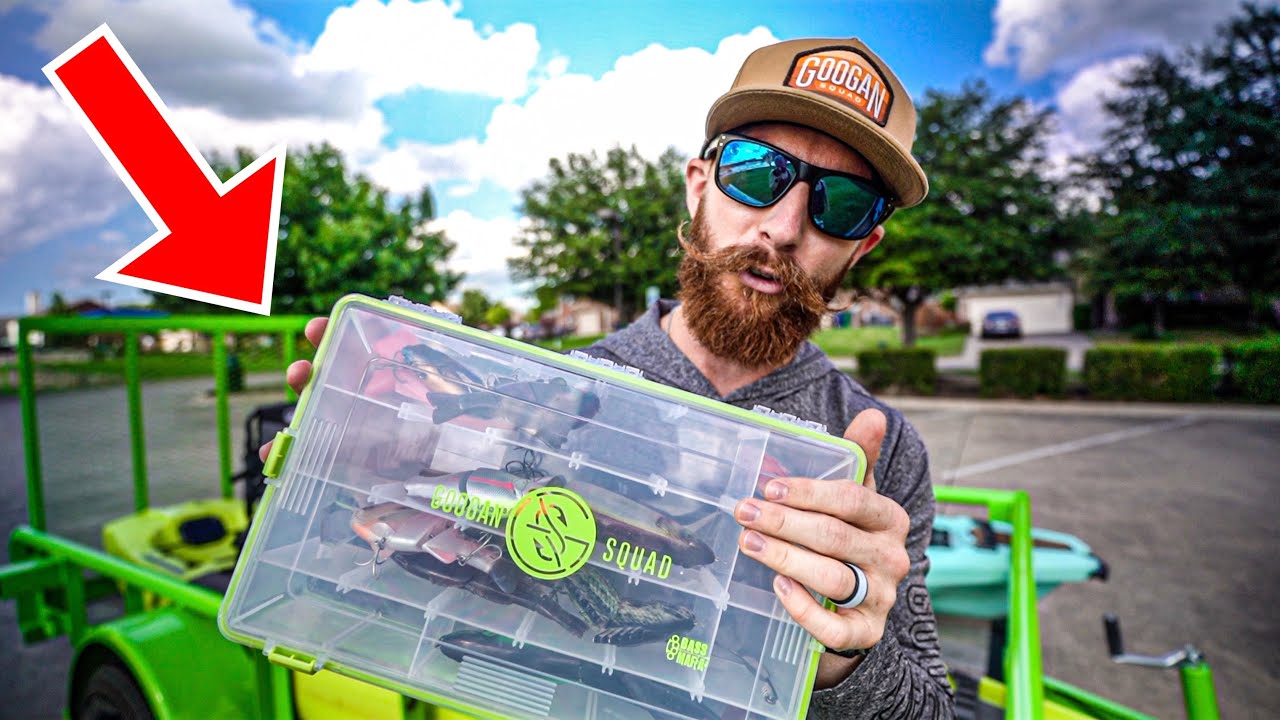 GOOGAN SQUAD BOX FULL OF BIG SWIMBAITS (kayak fishing) - YouTube
