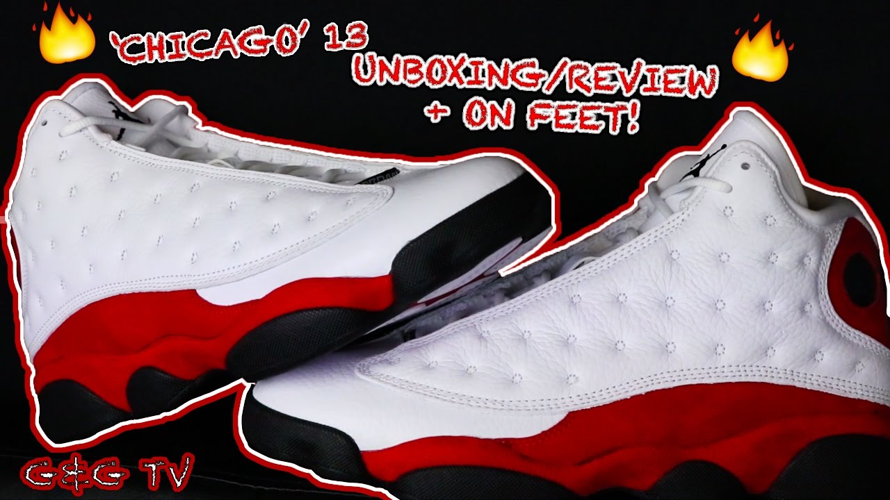 AIR JORDAN 13 'CHICAGO' UNBOXING // REVIEW + ON FEET!! - YouTube