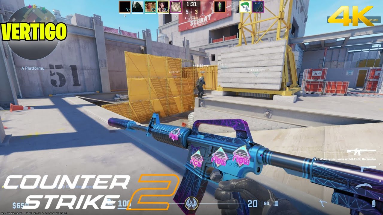 Counter Strike 2 Premier Gameplay 4K (No Commentary) - YouTube