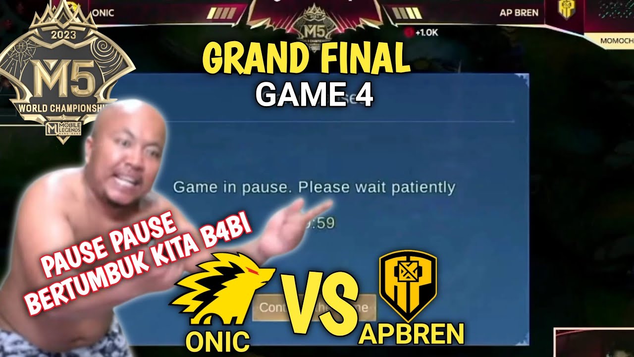 GRAND FINAL M5 GAME KE4 PASCOL PENUH AMARAH KARENA PAUSE MOBILE LEGENDS - YouTube