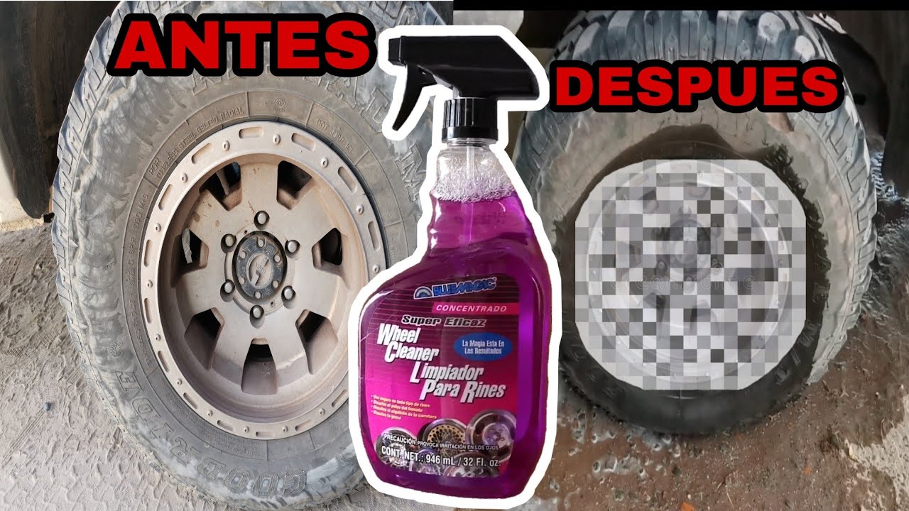 Probando Este Producto Para Limpiar Los Rines De Aluminio De Mi Carro ...