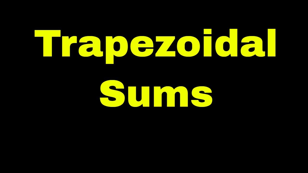 Approximating Definite Integrals with Trapezoidal Sums | AP Calculus ...