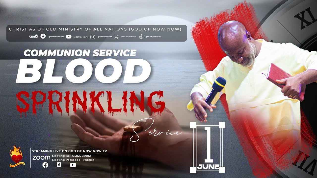 BLOOD SPRINKLING SERVICE LIVE WITH PROPHET RITABBI | 1st June, 2025 ...