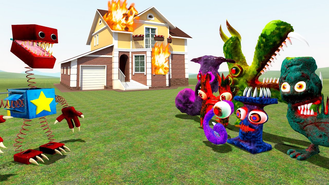BOXY BOO AND NEW NIGHTMARE ALPHABET LORE FAMILY DESTROYED MY HOUSE In ...
