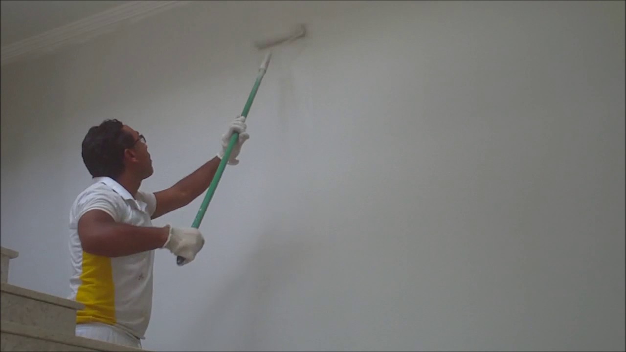 Pintura de Parede Rolo - YouTube