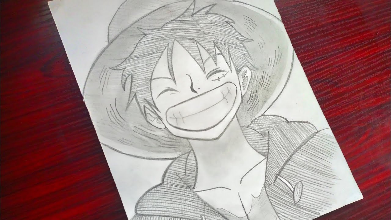 Easy Anime Drawing |How to Draw Monkey D. Luffy [one piece] |Anime ...