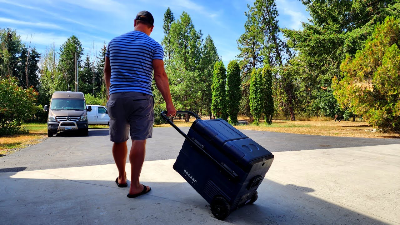 Bodega Wireless Battery Powered Portable Fridge / Freezer - YouTube
