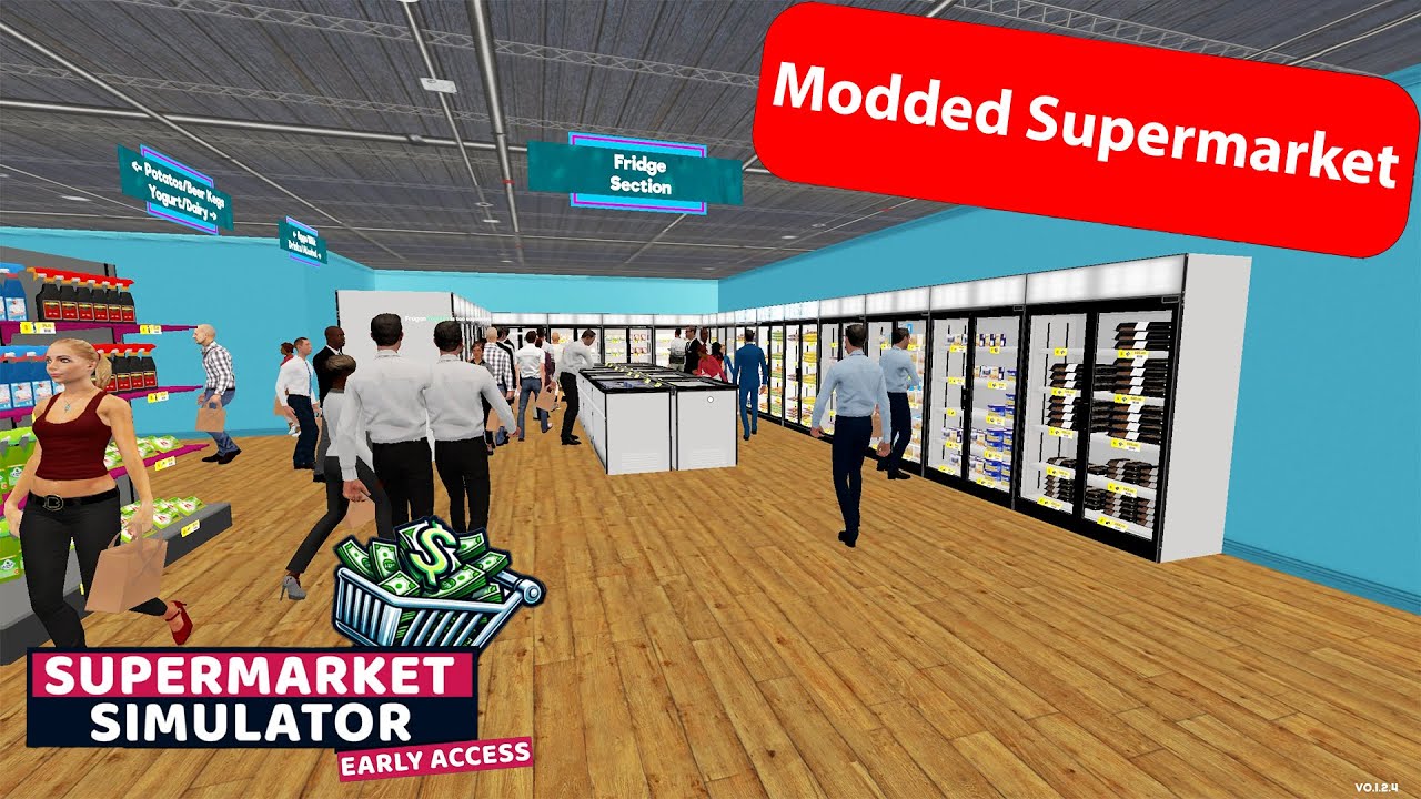 Changing The Entire Cold Section Of The Store With Growth in Modded ...