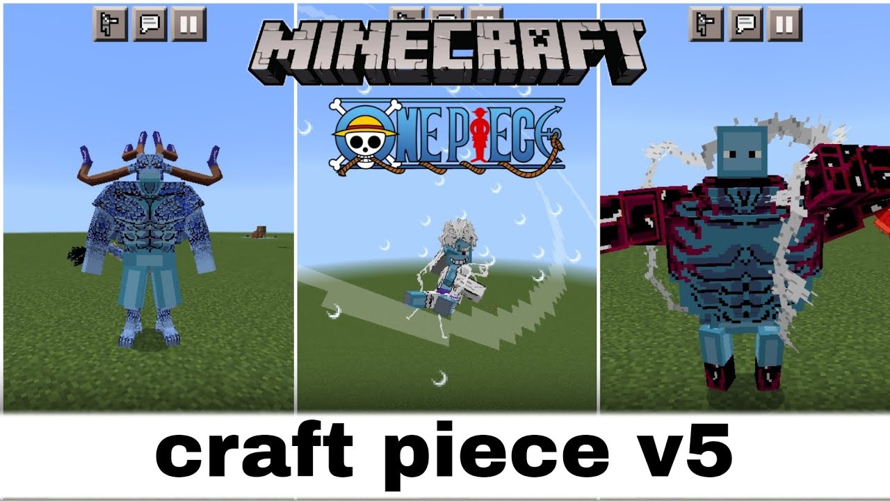 Minecraft craft piece v5 mod - YouTube