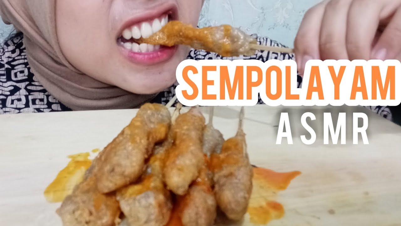 Asmr sempol jumbo diguyur saos mantul banget😬||ASMR SEMPOL AYAM 😋 - YouTube