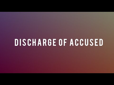 Discharge of Accused under Crpc|| subscribe - YouTube