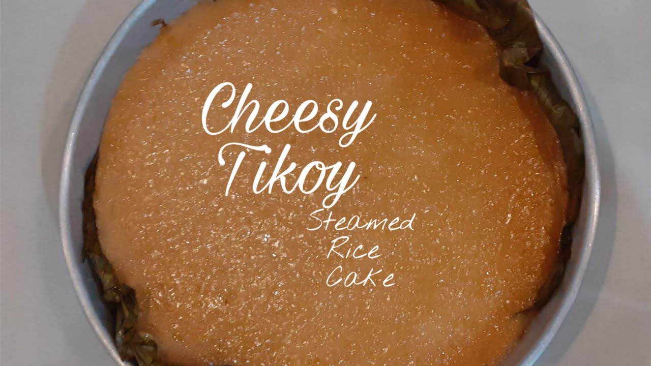 Homemade Steamed Sweet Rice Cake/How to Make Cheesy Tikoy? - YouTube