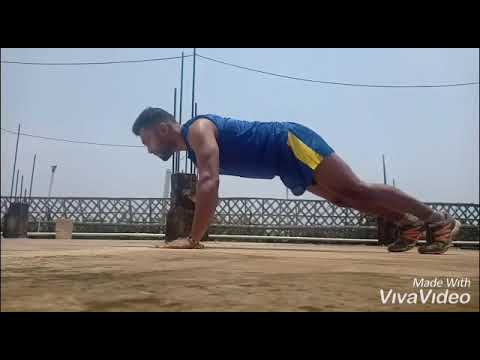 Commando push-up 💪 jump pushup pull-up with toes teach - YouTube